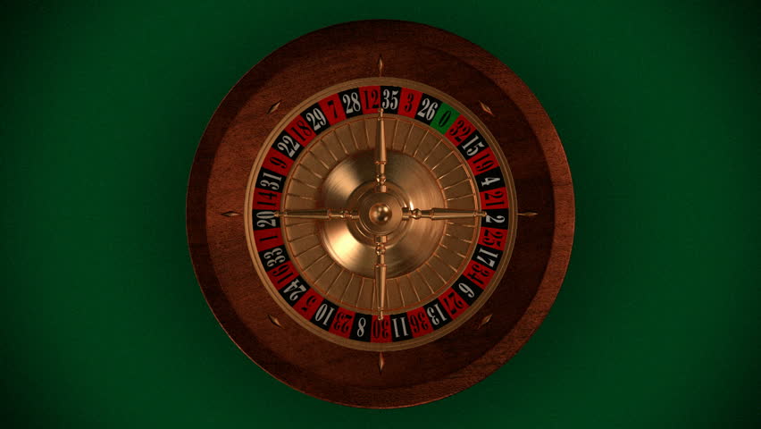animated looping clip spinning roulette wheel Stock Footage Video (100% ...