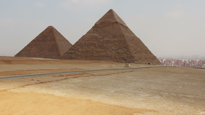 security guard pyramid giza - egypt Stock Footage Video (100% Royalty ...