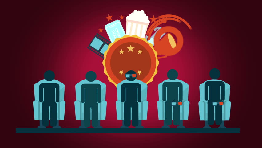 3d Cinema Illustration, Animation Design, Stock Footage Video (100% ...