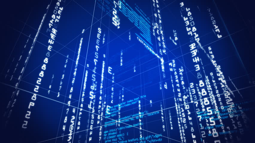 rotating matrix cube Stock Footage Video (100% Royalty-free) 770416 ...