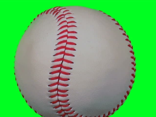3d spinning baseball animation chroma key: vídeo stock (100% livre de ...