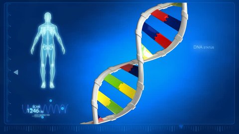 Dna Concept Cell Multiplication Stock Footage Video (100% Royalty-free ...