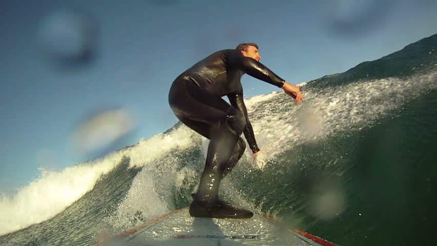 surfing pov hd slow motion Stock Footage Video (100% Royalty-free ...