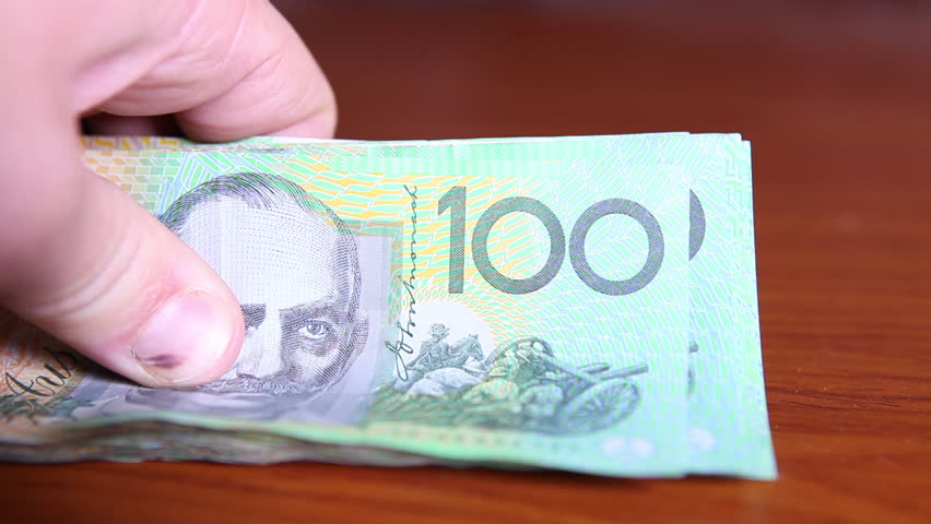 Australian Money $100 Bills Notes Stock Footage Video (100% Royalty ...