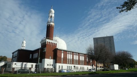 Birmingham Central Mosque Birmingham Central Mosque Stock Footage Video ...