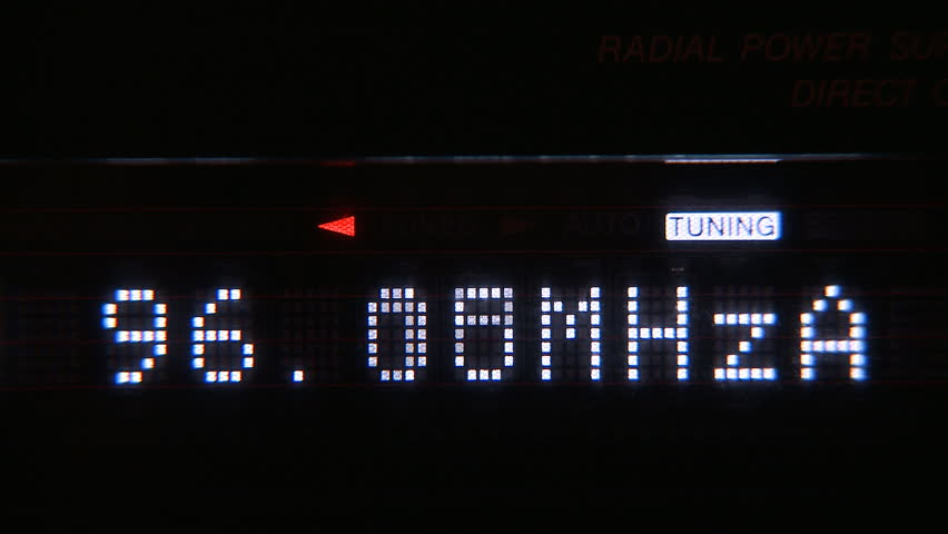 digital radio receiver tune dial panel Stock Footage Video (100% ...