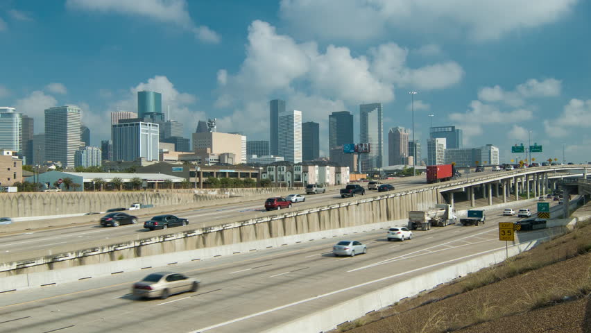 houston tx southwest freeway 59 traffic Stock Footage Video (100% ...