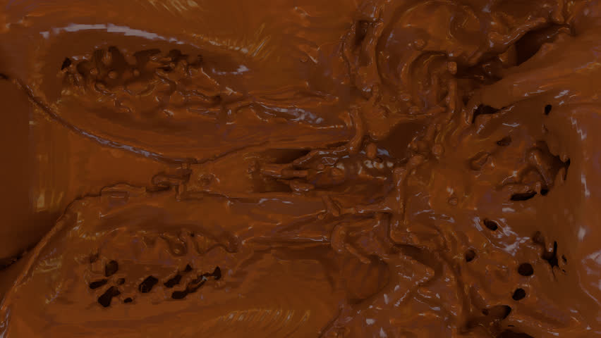 Animated Melted Chocolate Pouring and Stock Footage Video (100% Royalty ...