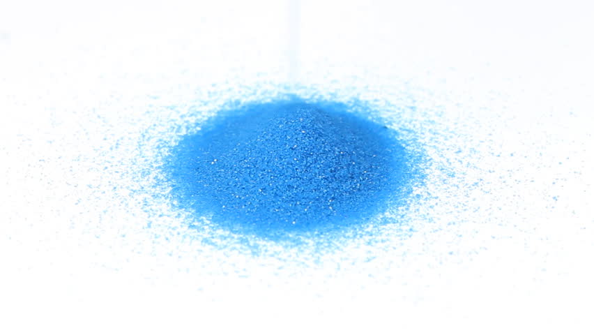 Falling Blue Sand. Blue Sand Stock Footage Video (100% Royalty-free ...