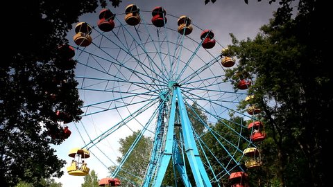 Carousel View Full Height Stock Footage Video (100% Royalty-free ...