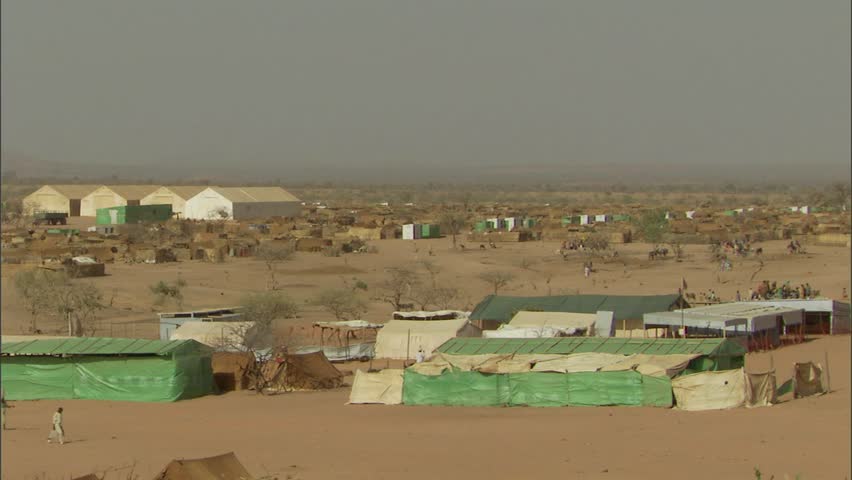 refugee camp located farchana chad Stock Footage Video (100% Royalty ...
