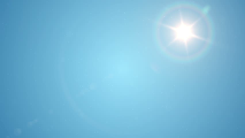 Sun Moving Across the Clear Stock Footage Video (100% Royalty-free ...