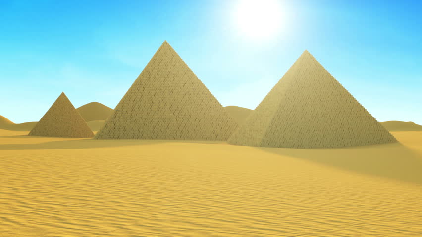 Animation of Ancient Pyramid in Stock Footage Video (100% Royalty-free ...