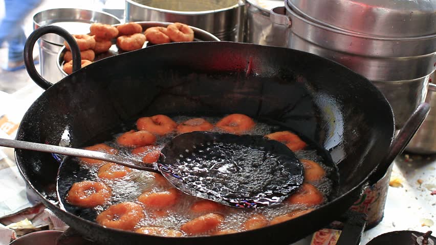 south indian fast food medu vada Stock Footage Video (100% Royalty-free ...