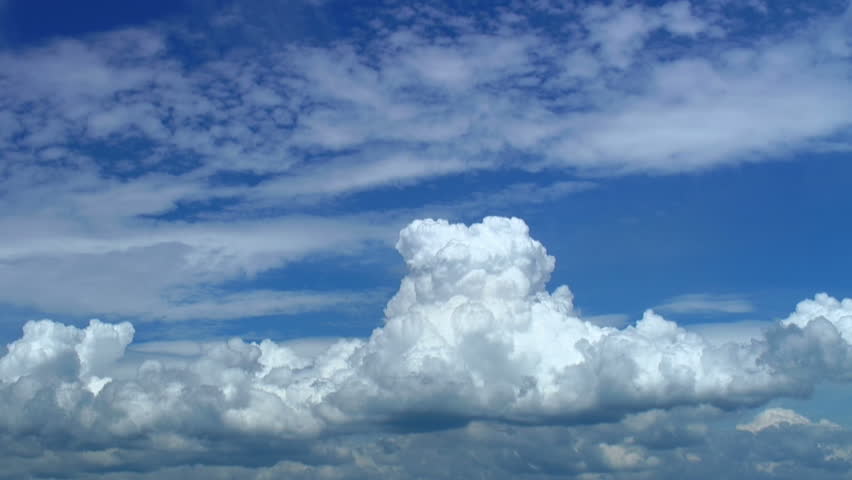 turbulent cloudscape boiling clouds motion timelapse Stock Footage ...