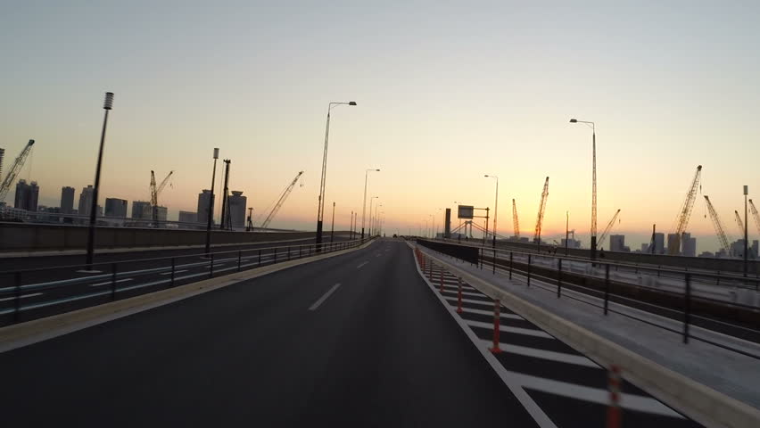 driver's eye view tokyo's relocating fish Stock Footage Video (100% ...