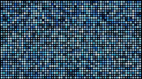 Abstract Colourful Pattern Led Light Screen Stock Footage Video (100% ...