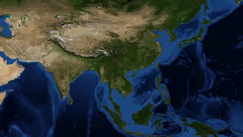 India map satellite view Stock Video Footage - 4K and HD Video Clips ...