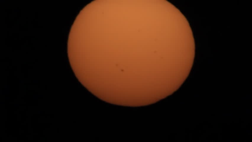 Big Yellow Suns Disk On Stock Footage Video (100% Royalty-free) 8097409 ...