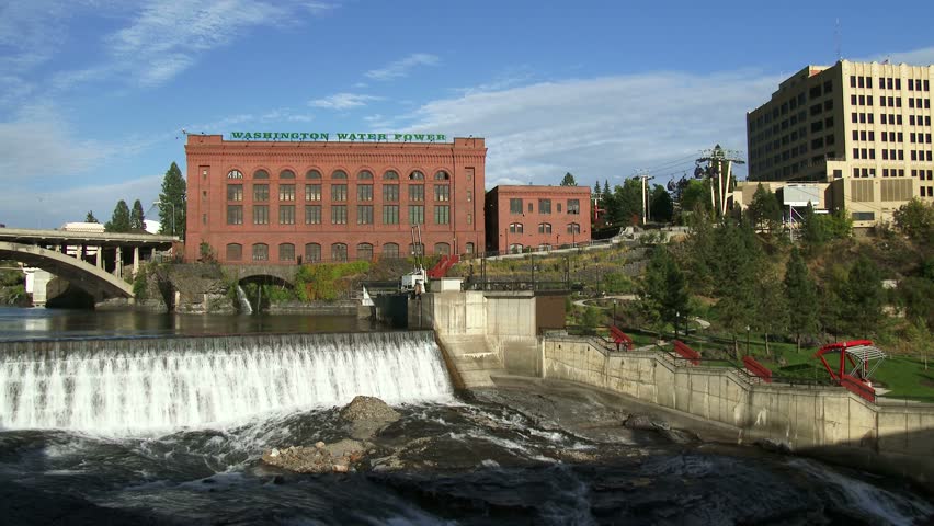 spokane washington - september 1 river Stock Footage Video (100% ...