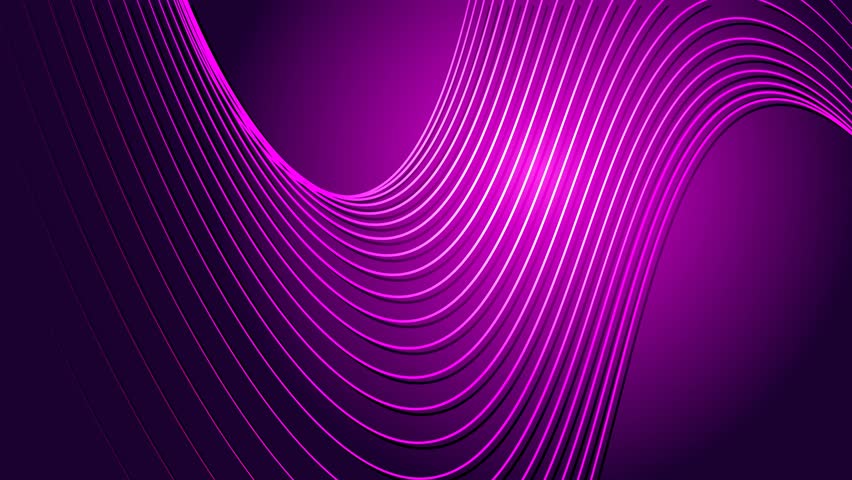 Hot Pink Line Waves Abstract Stock Footage Video (100% Royalty-free ...
