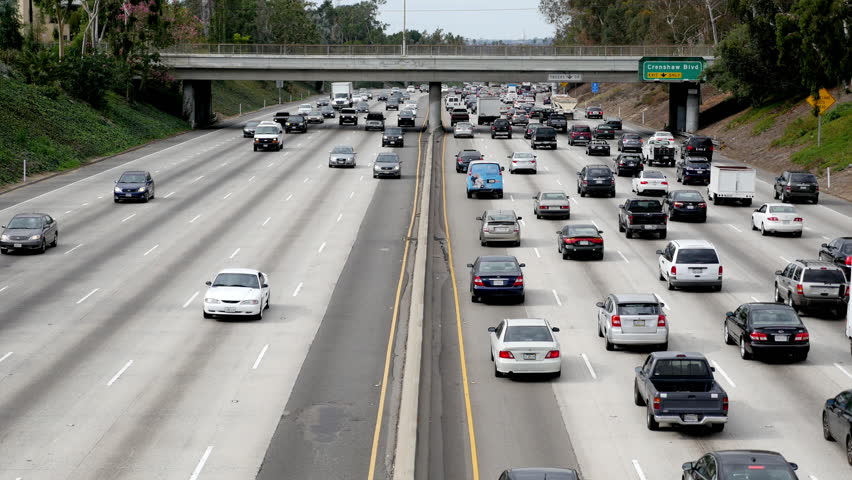 Overhead View of Traffic On Stock Footage Video (100% Royalty-free ...