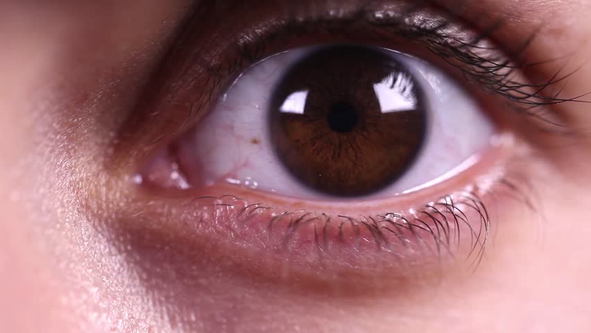 Attractive Woman Eye Blinking Fast Stock Footage Video (100% Royalty ...