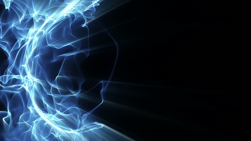 abstract animated electric light beam hd Stock Footage Video (100% ...