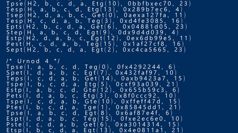 Simple Animation Source Code Scrolling Down Stock Footage Video (100% Royalty-free) 8222089 ...