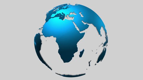 3d World Globe 4k Animation Seamless Stock Footage Video (100% Royalty ...