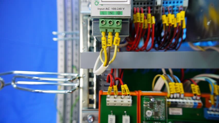 supercomputer cables close view edited sequence Stock Footage Video ...