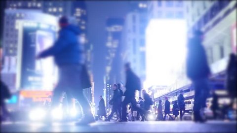 Nyc Street Scene Background Traffic Transportation Stock Footage Video ...