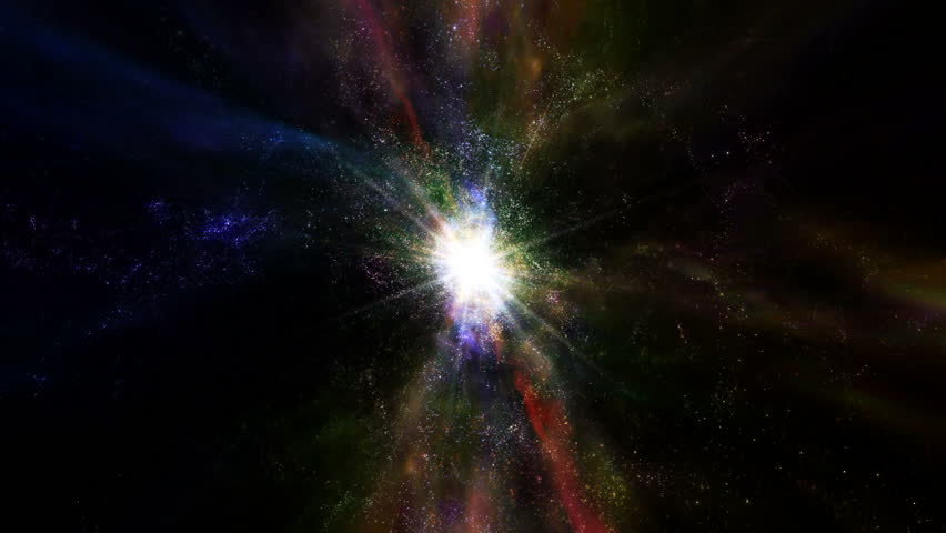 A Supernova Bursts Light (loop). Stock Footage Video (100% Royalty-free ...