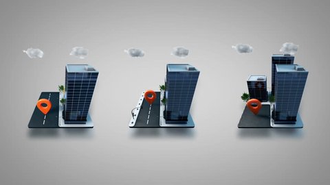 3d Animation Concept Cloud Data Store Stock Footage Video (100% Royalty ...