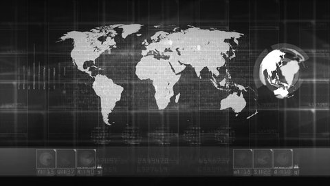 sci fi world map design futuristic Stock Footage Video (100% Royalty ...