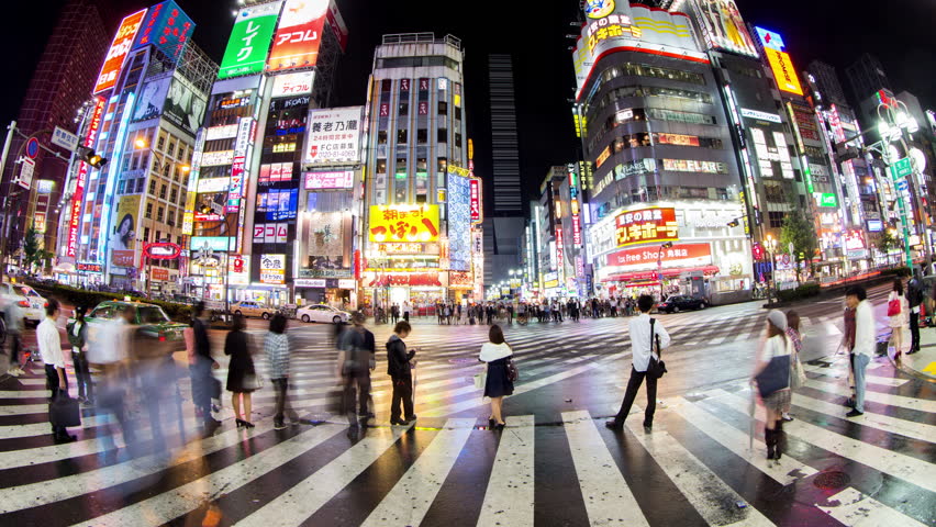 kabukicho red light district night tokyo Stock Footage Video (100% ...