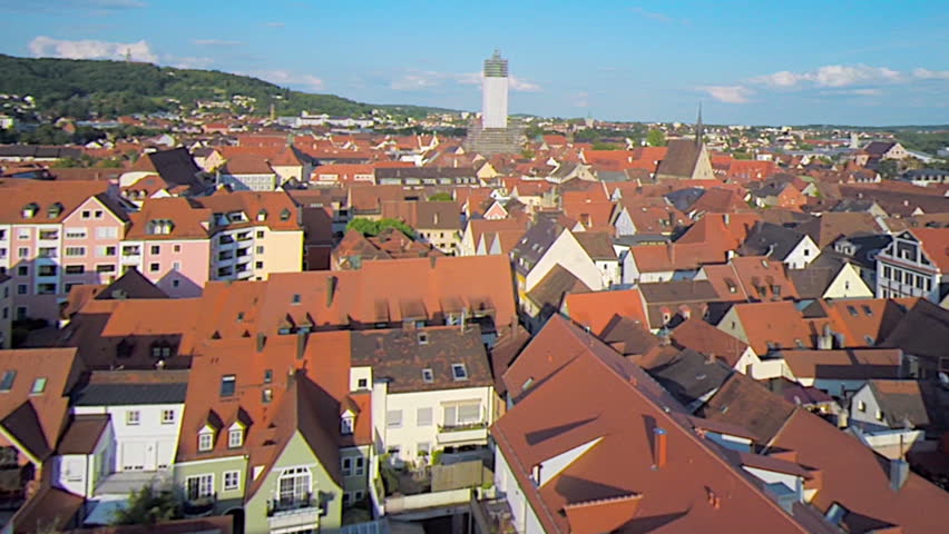 Typical German Village Viewed from Stock Footage Video (100% Royalty ...