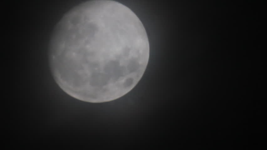 big full moon night fog Stock Footage Video (100% Royalty-free) 8365870 ...