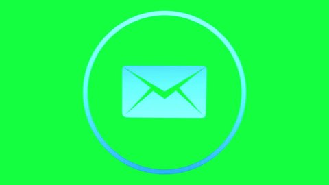 Close Shot Messages App Icon Notifications Stock Footage Video (100% ...