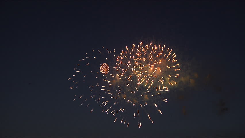 yellow fireworks Stock Footage Video (100% Royalty-free) 840373 ...