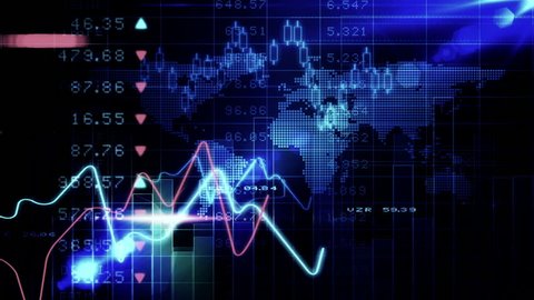 fake stock market tickers graphs charts Stock Footage Video (100% ...