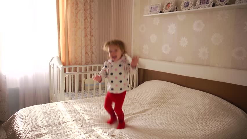 little baby girl having fun joy Stock Footage Video (100% Royalty-free ...