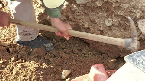 Archaeological Excavations Archaeologists Work Dig Ancient Stock Photo ...