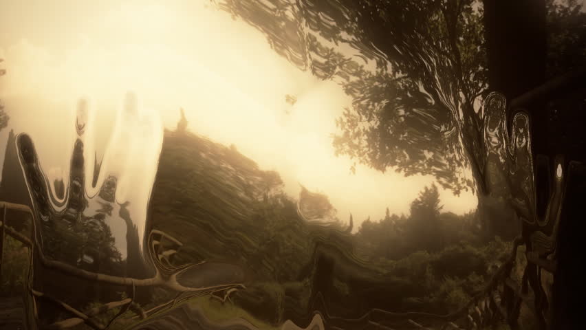 hands face ghost distorting beautiful scenery Stock Footage Video (100% ...