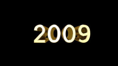 2009 Years Flying Logo Stock Footage Video (100% Royalty-free) 846434 ...