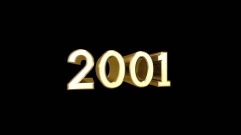 2001 Years Flying Logo Stock Footage Video (100% Royalty-free) 846509 ...