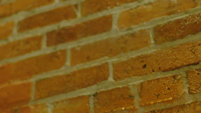 cold wet brick wall texture pull Stock Footage Video (100% Royalty-free ...