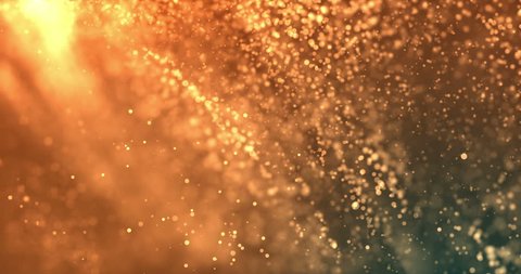 Seamless Golden Glittering Particle Background 4k Stock Footage Video ...