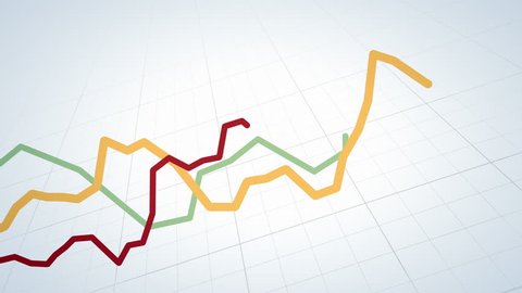 Seamless Loop Positive Trending Chart 4k Stock Footage Video (100% ...