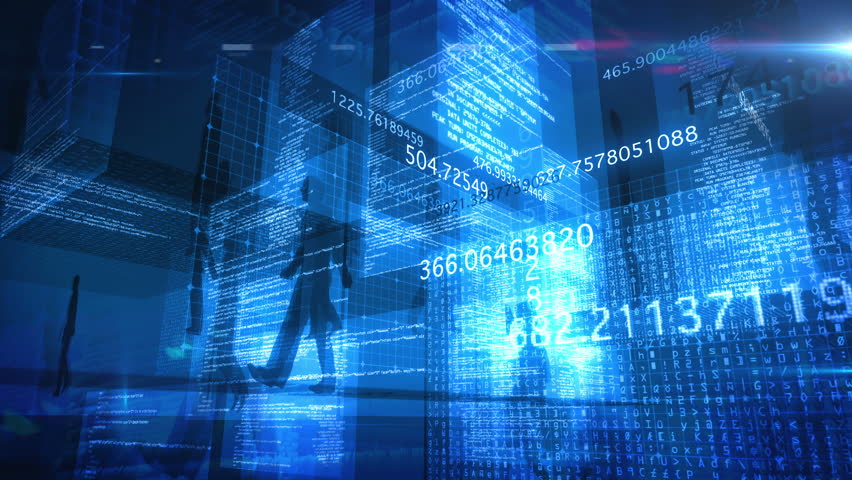 Data Code People Technology 4k Stock Footage Video (100% Royalty-free ...